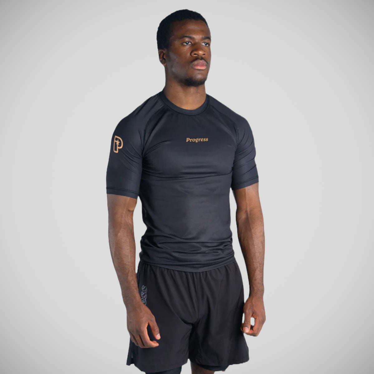 Progress Eagle Rash Guard Black from Made4Fighters