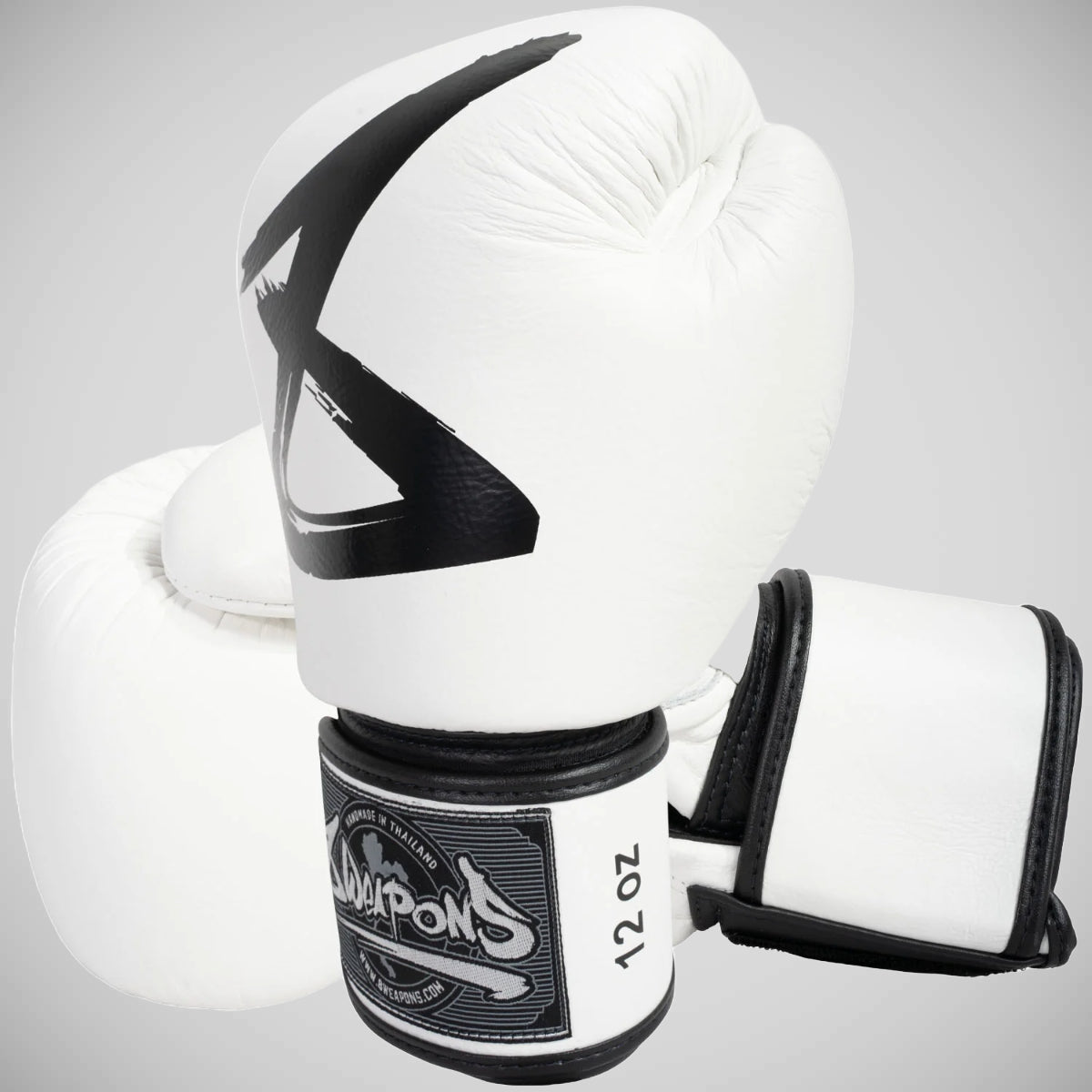 8 Weapons Big 8 Premium Boxing Gloves White from Made4Fighters