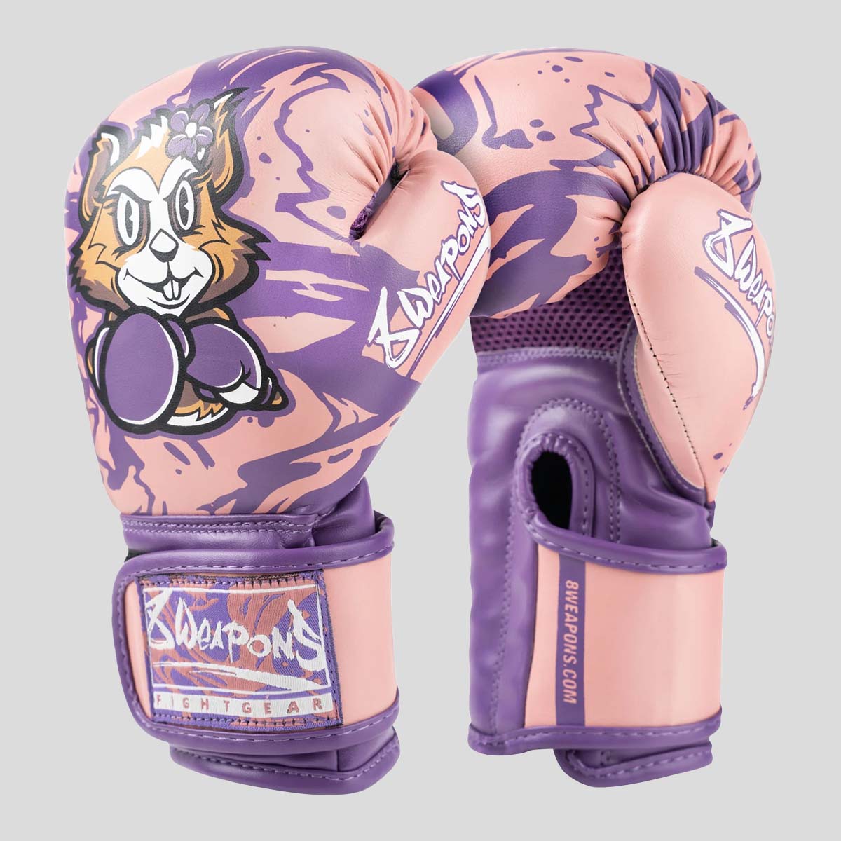 8 Weapons Jenny Kids Boxing Gloves Pink from Made4Fighters