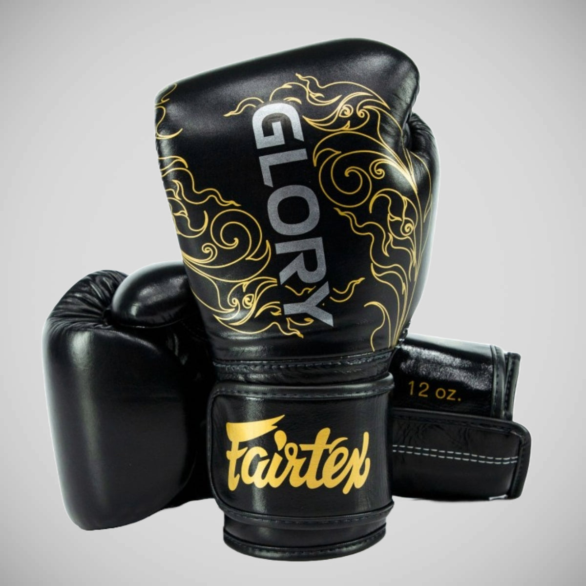 Fairtex BGVG3 X Glory Hook en Loop Bevestiging Bokshandschoenen Zwart ...