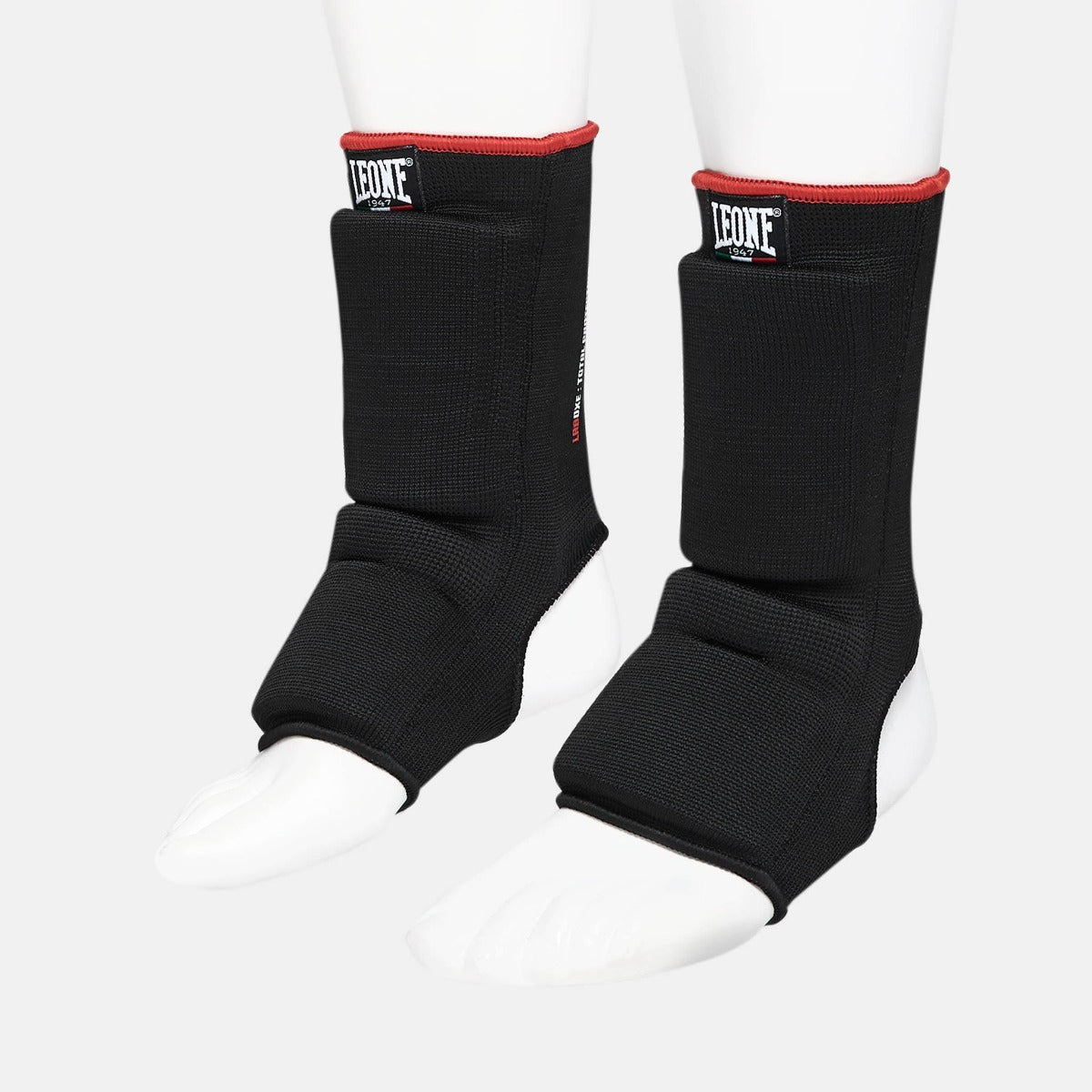 Leone Padded Ankle Guards Black from Made4Fighters