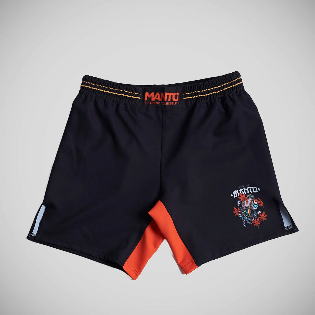 Manto x Yauhen Abu Fudo Fight Shorts Black de Made4Fighters