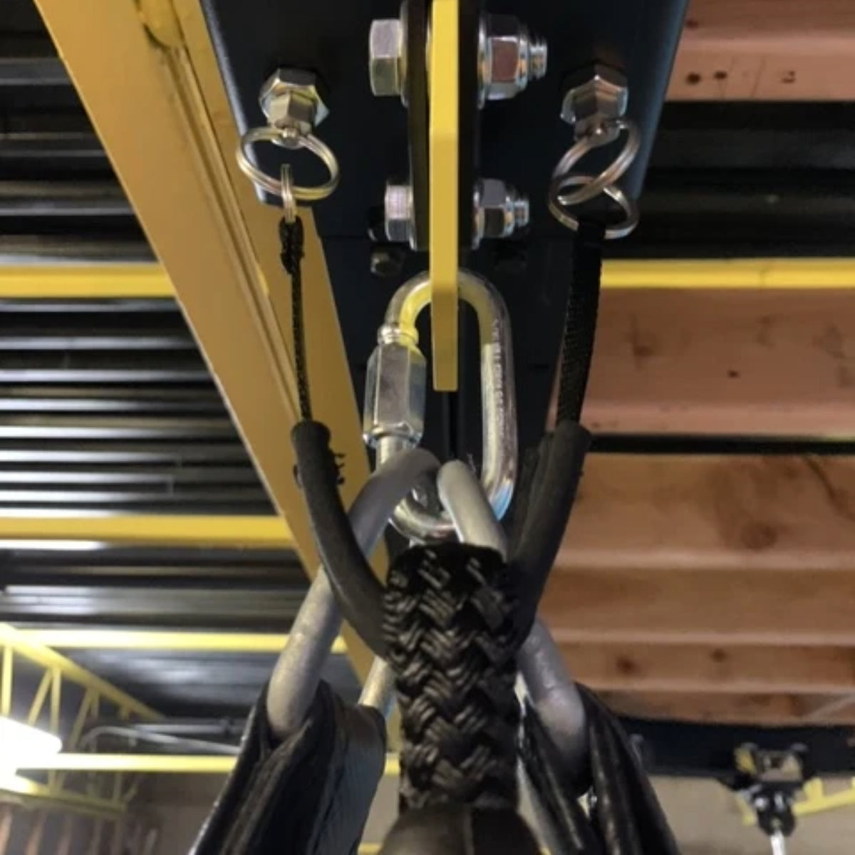 Black Pro Mountings Spring Plunger Roller Mount With Rope from ...