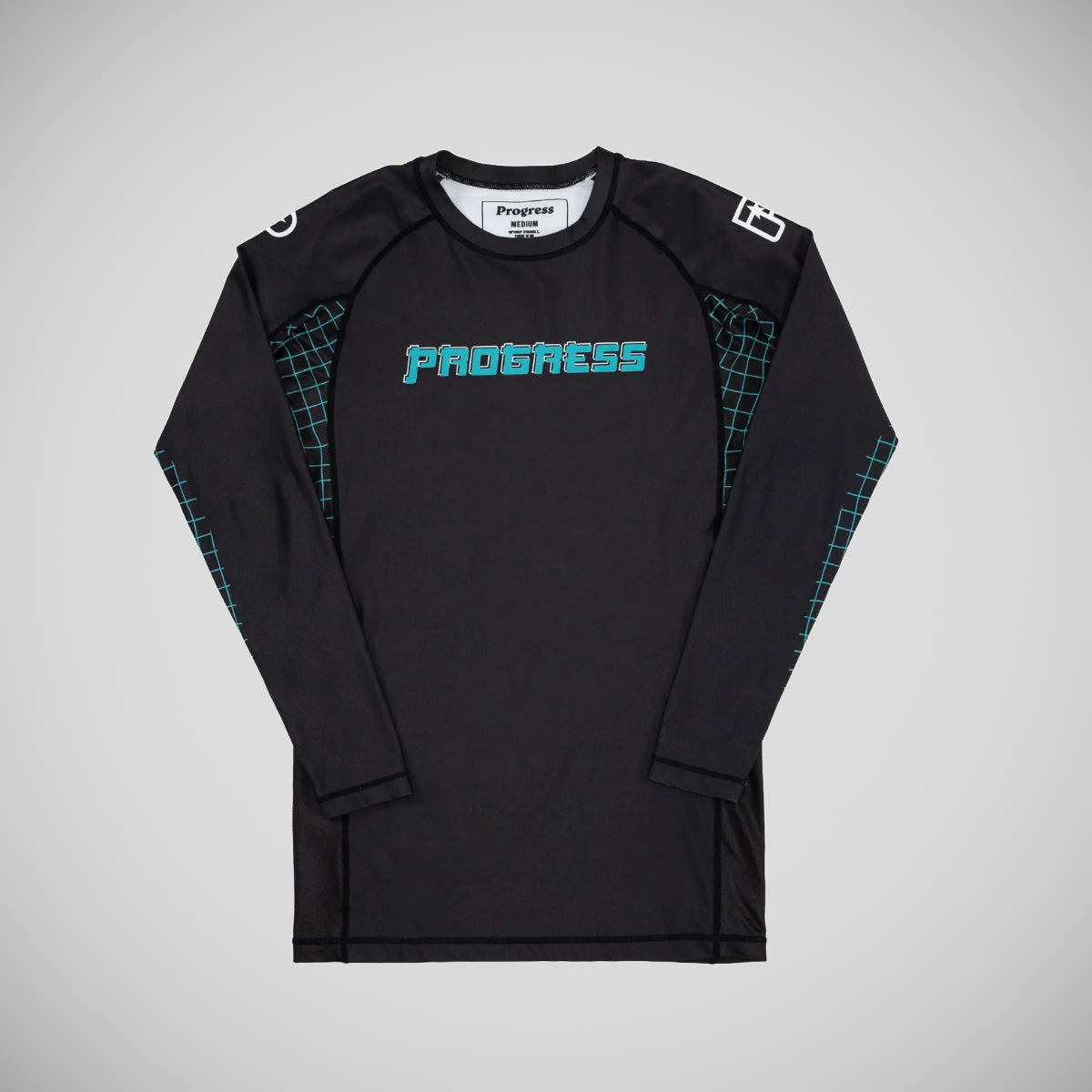 Progress Unknown Crane Long Sleeve Rash Guard Black from Made4Fighters
