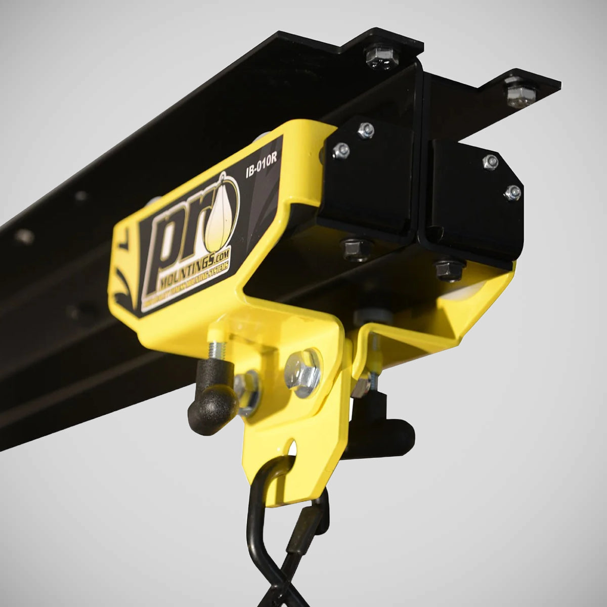 Black/Yellow Pro Mountings IB-010 I-Beam Roller Mount from Made4Fighters
