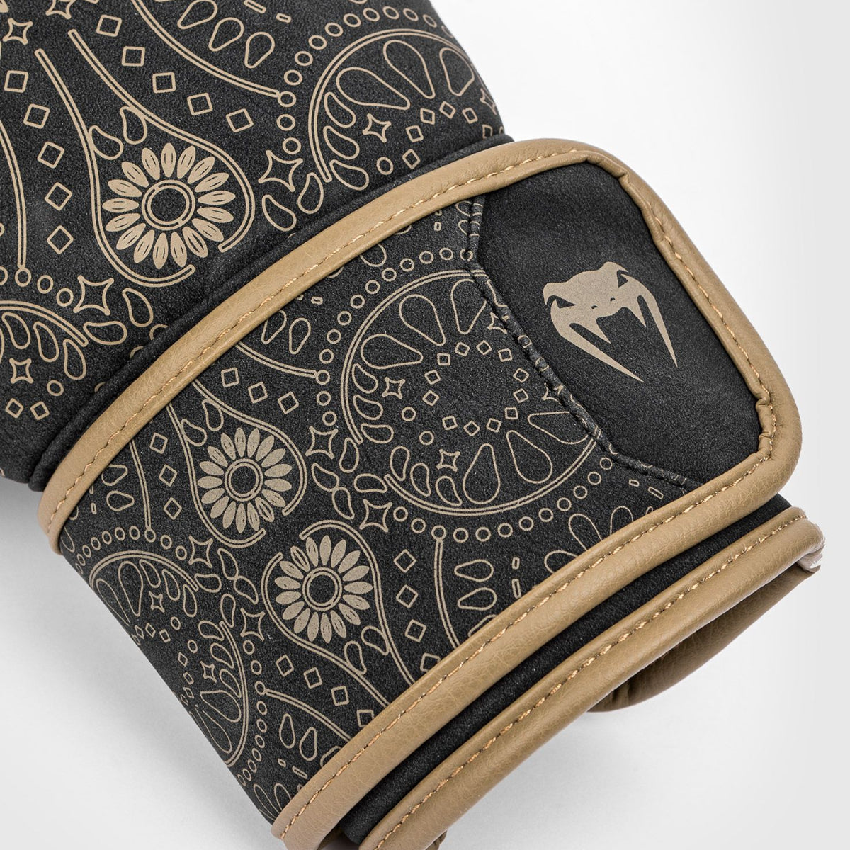 Venum Santa Muerte Dark Side Boxing Gloves Black/Brown from Made4Fighters
