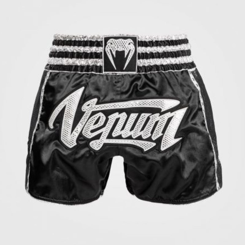 Venum Absolute 2.0 Muay Thai Shorts Black/Silver from Made4Fighters