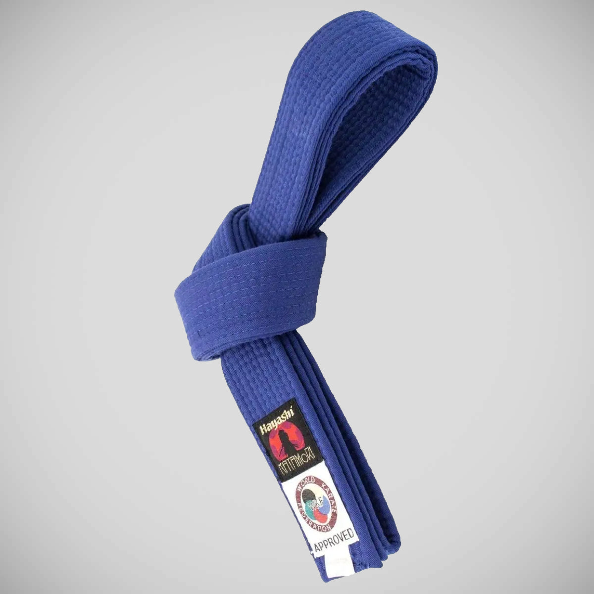 Blue Hayashi WKF Karate Belt from Made4Fighters