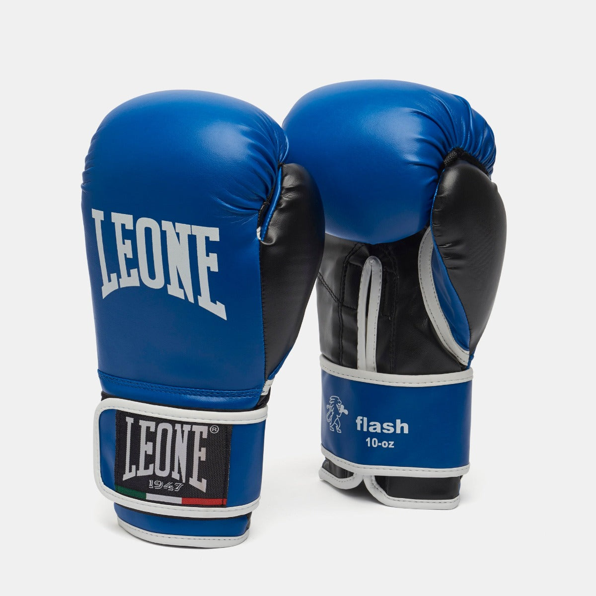 Leone Flash Boxing Gloves Blue from Made4Fighters