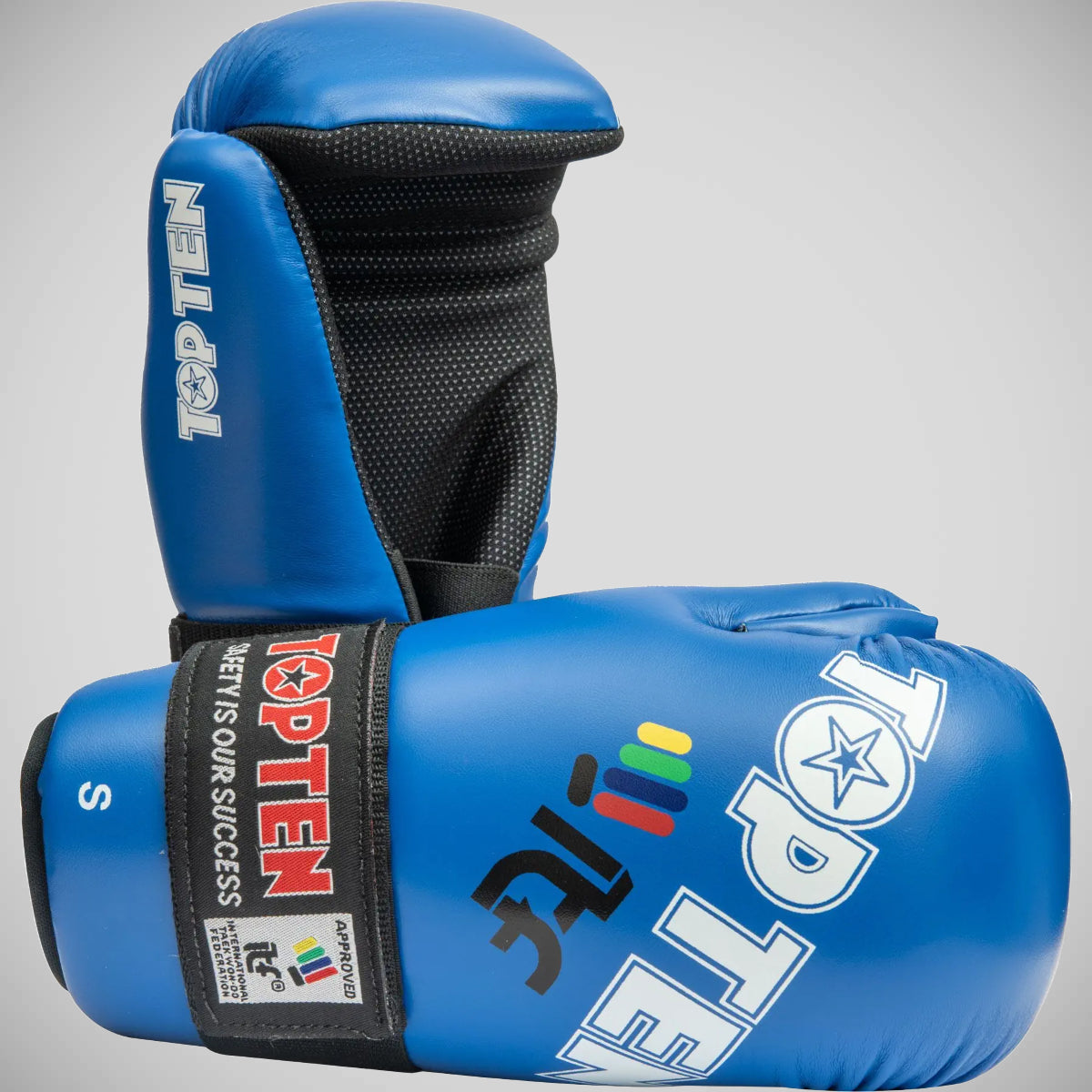 Top Ten Open Hand ITF Gloves Blue from Made4Fighters
