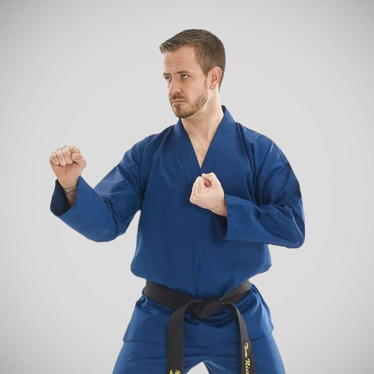 Bytomic Adult V-Neck Martial Arts Uniform Blue from Made4Fighters