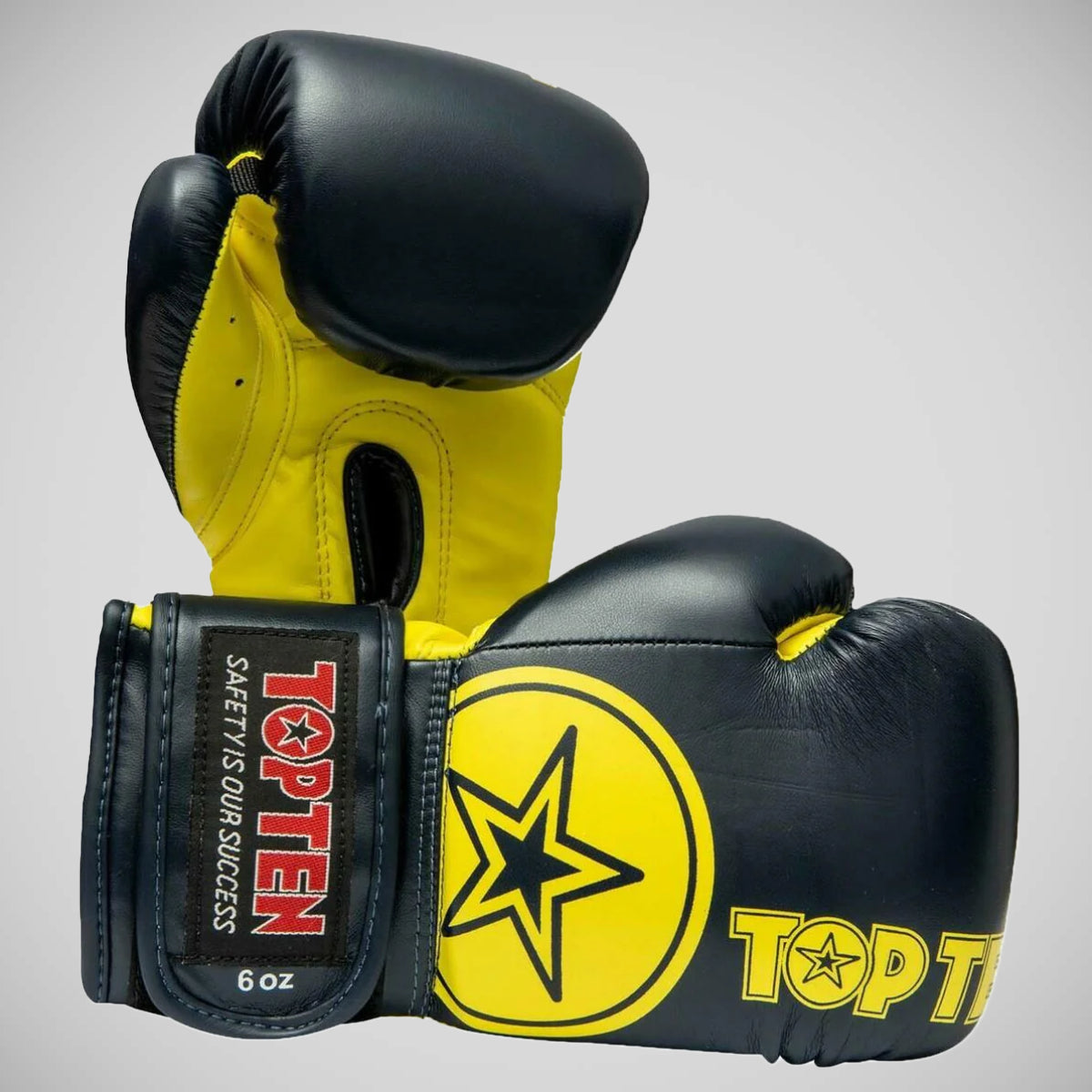 Top Ten Kids Boxing Gloves Blue/Yellow from Made4Fighters