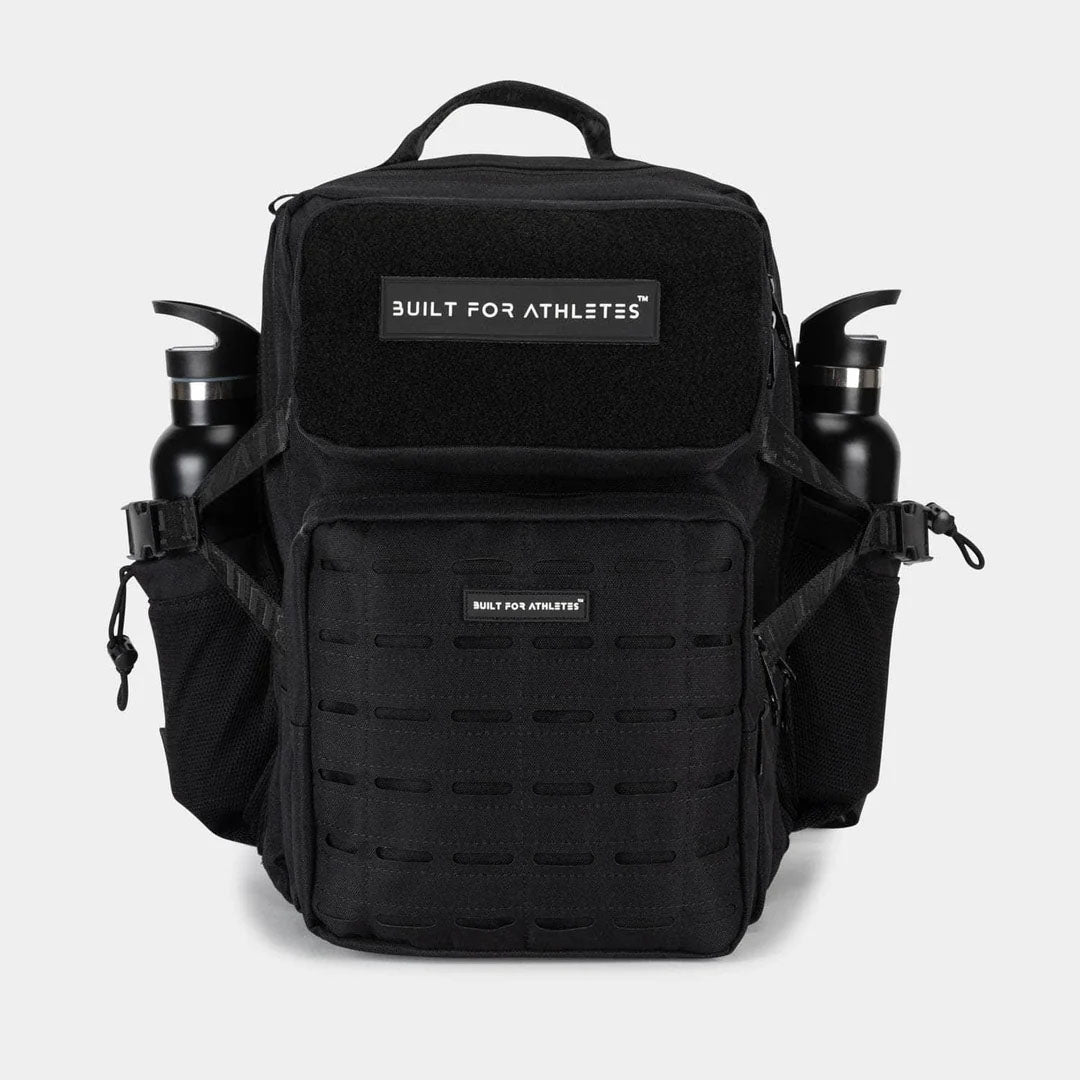 Built For Athletes Medium 25L Gym Backpack Black from Made4Fighters