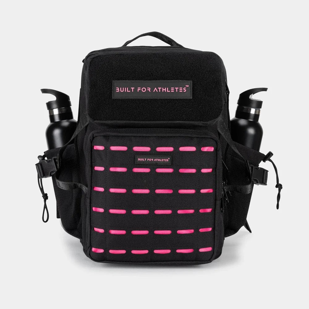 Built For Athletes Small Gym Backpack Black/Pink from Made4Fighters