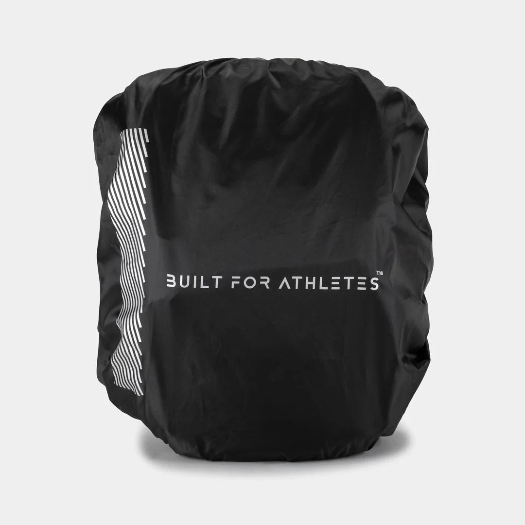 Built For Athletes Waterproof Back Pack Cover Black from Made4Fighters