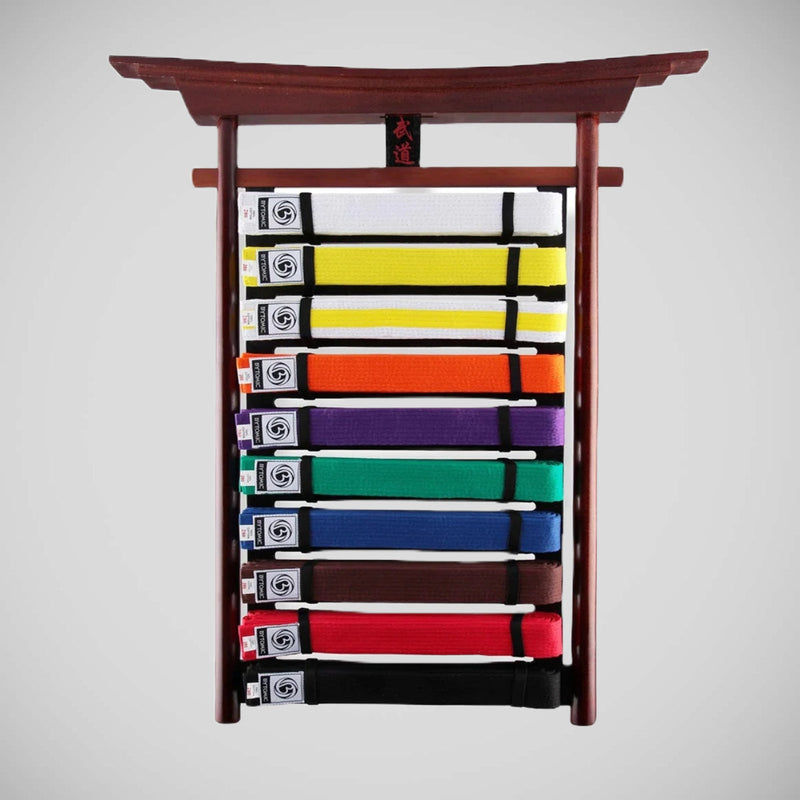 Bytomic Budo Wall Mounted Belt Display Rack from Made4Fighters