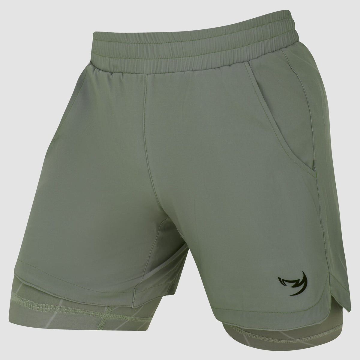 Icono de fumetsu shorts de entrenamiento de doble capa de arena de ...