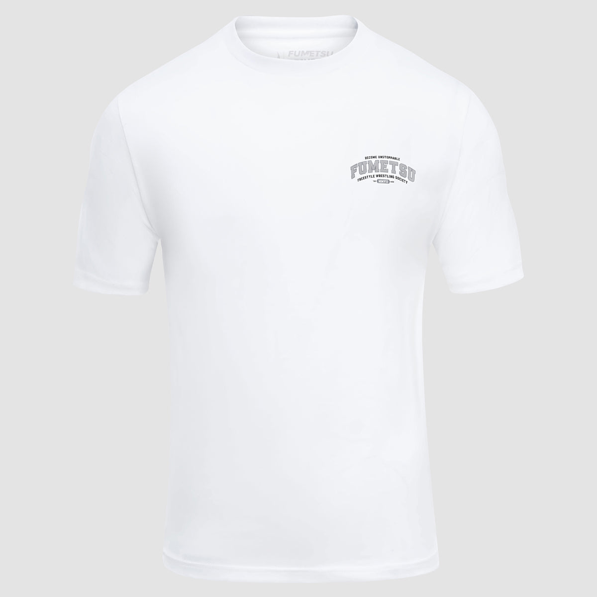 Camiseta Varsity Fumetsu White de Made4Fighters