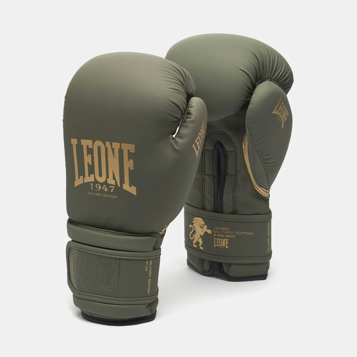Leone Military Edition Boxing Gloves Green from Made4Fighters