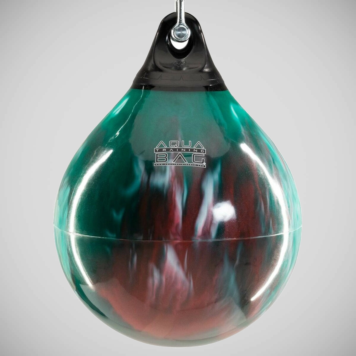 Aqua 21" 190lb Punching Bag Green/White/Red from Made4Fighters