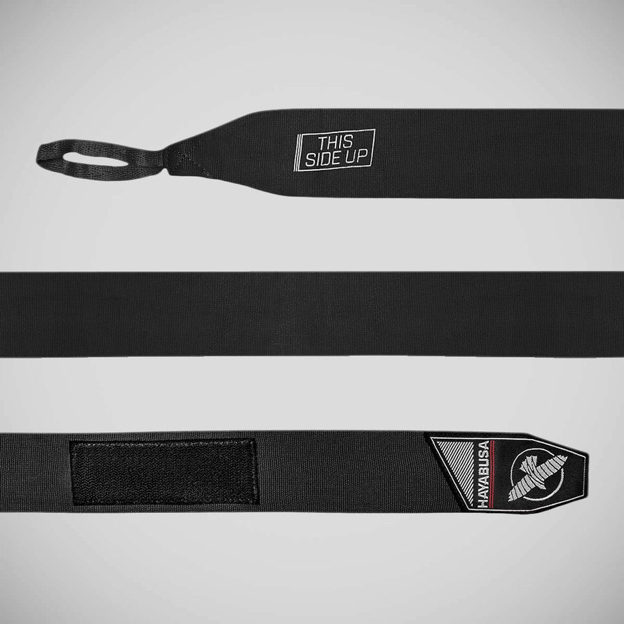 Hayabusa Perfect Stretch Hand Wraps Black from Made4Fighters