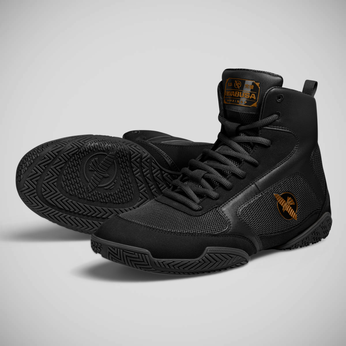 Hayabusa Pro Boxing Shoes White from Made4Fighters