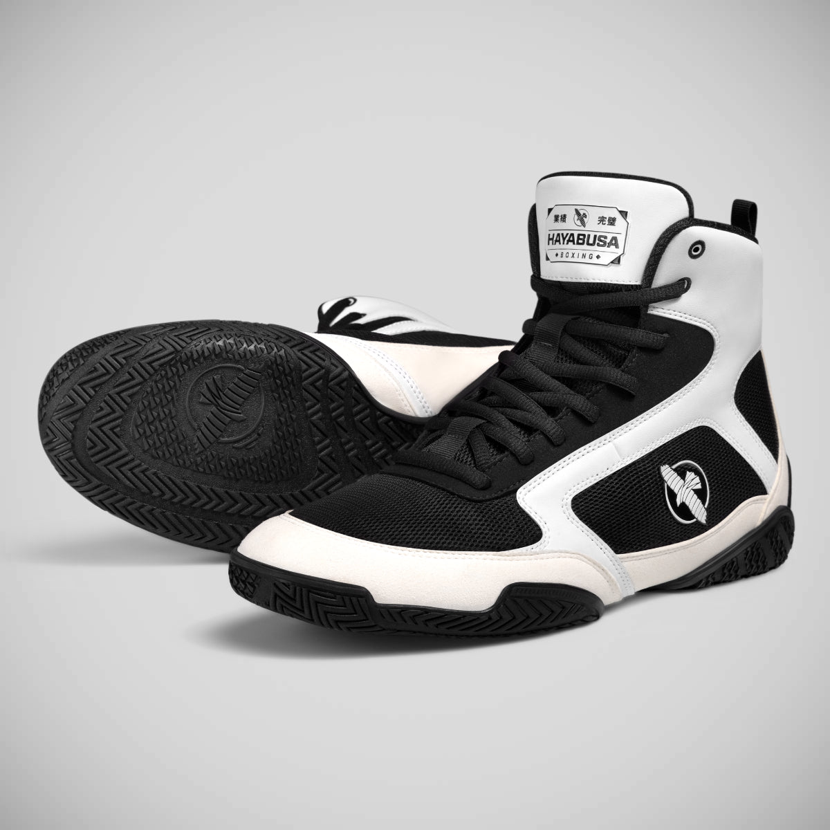 Hayabusa Pro Boxing Shoes White from Made4Fighters