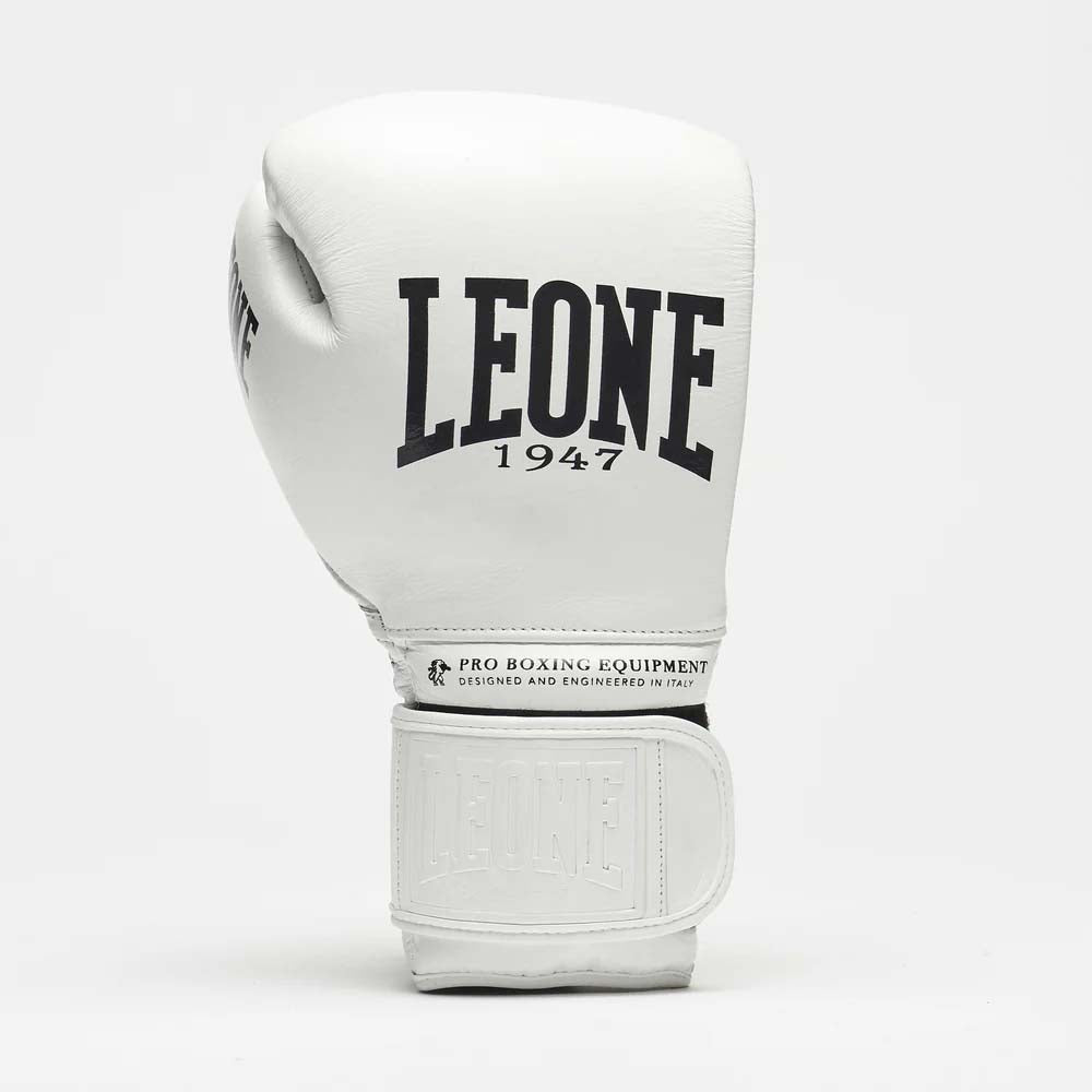 Leone The Greatest Boxing Gloves White from Made4Fighters