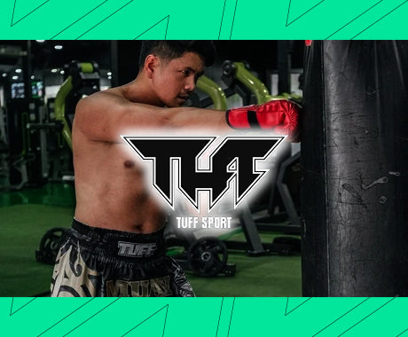 TUFF Sport MS639 Navy Blue Japanese Drawing Crane Birds Muay Thai ...