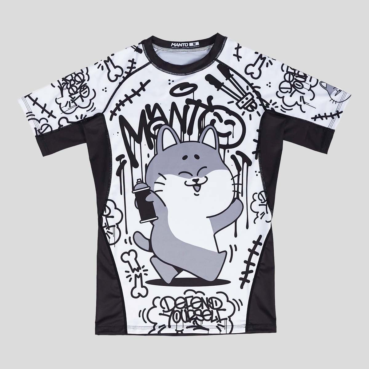 Manto Debza Rash Guard White from Made4Fighters