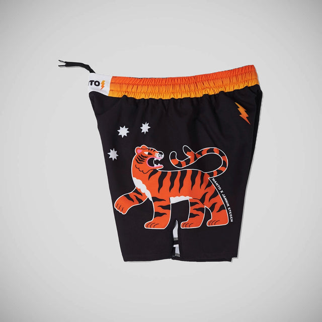 Manto Tiger's Tail Fight Shorts Multicolour from Made4Fighters