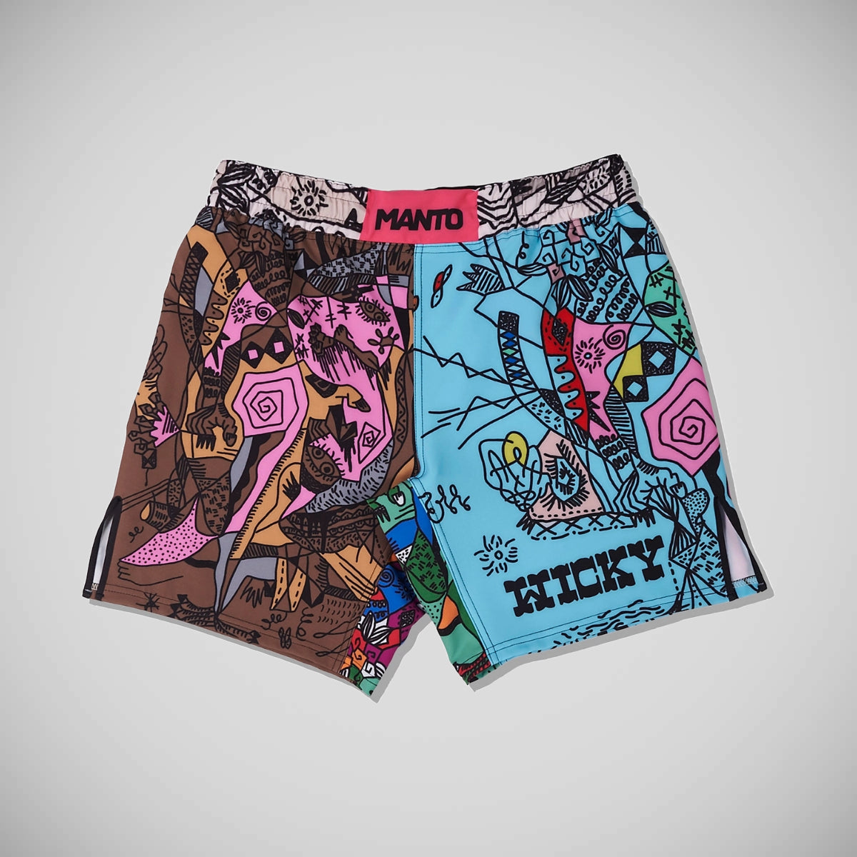 Manto Wicky Fight Shorts multicolore da Made4fighters – Made4Fighters