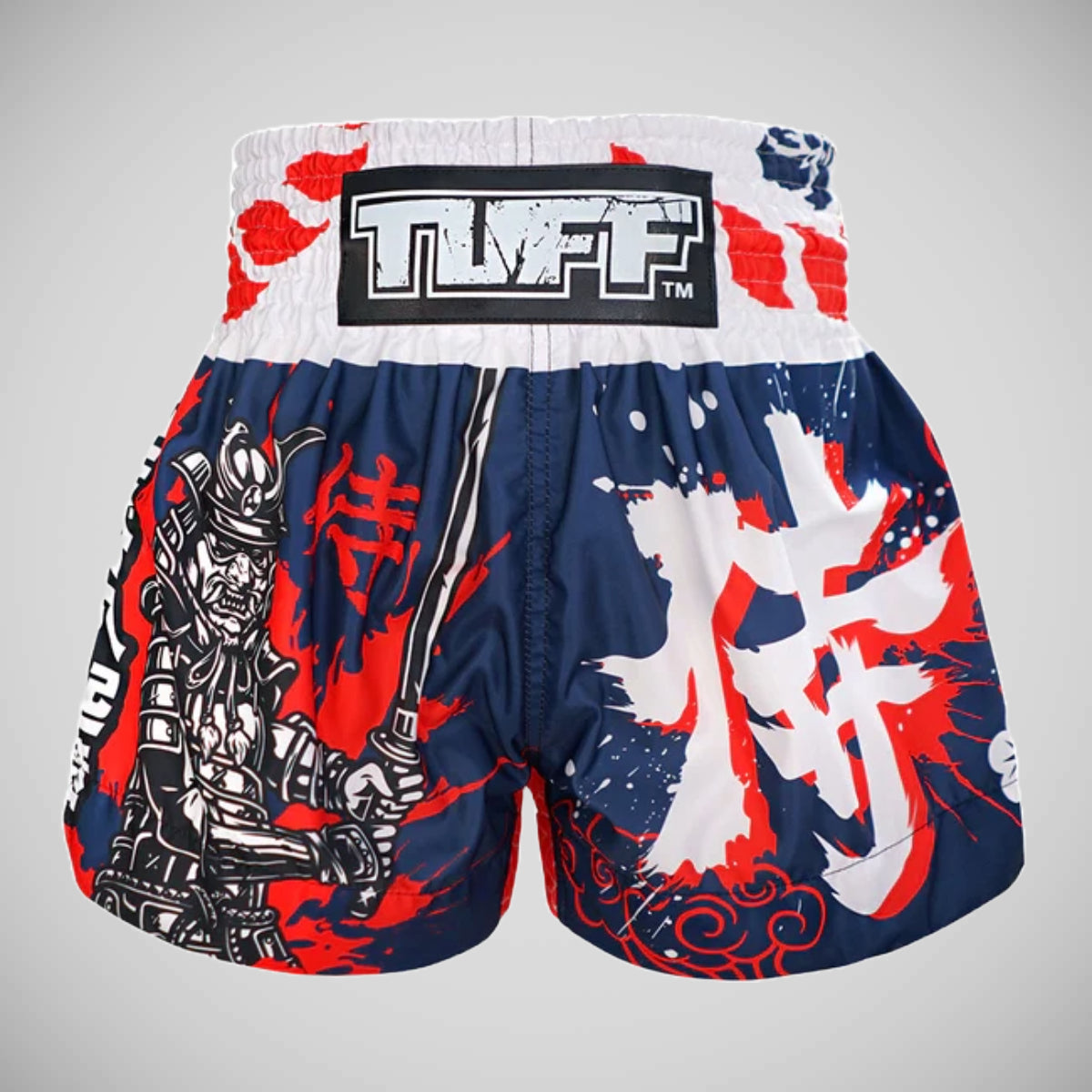 TUFF Sport MS661 The Samurai Muay Thai Shorts Navy from Made4Fighters