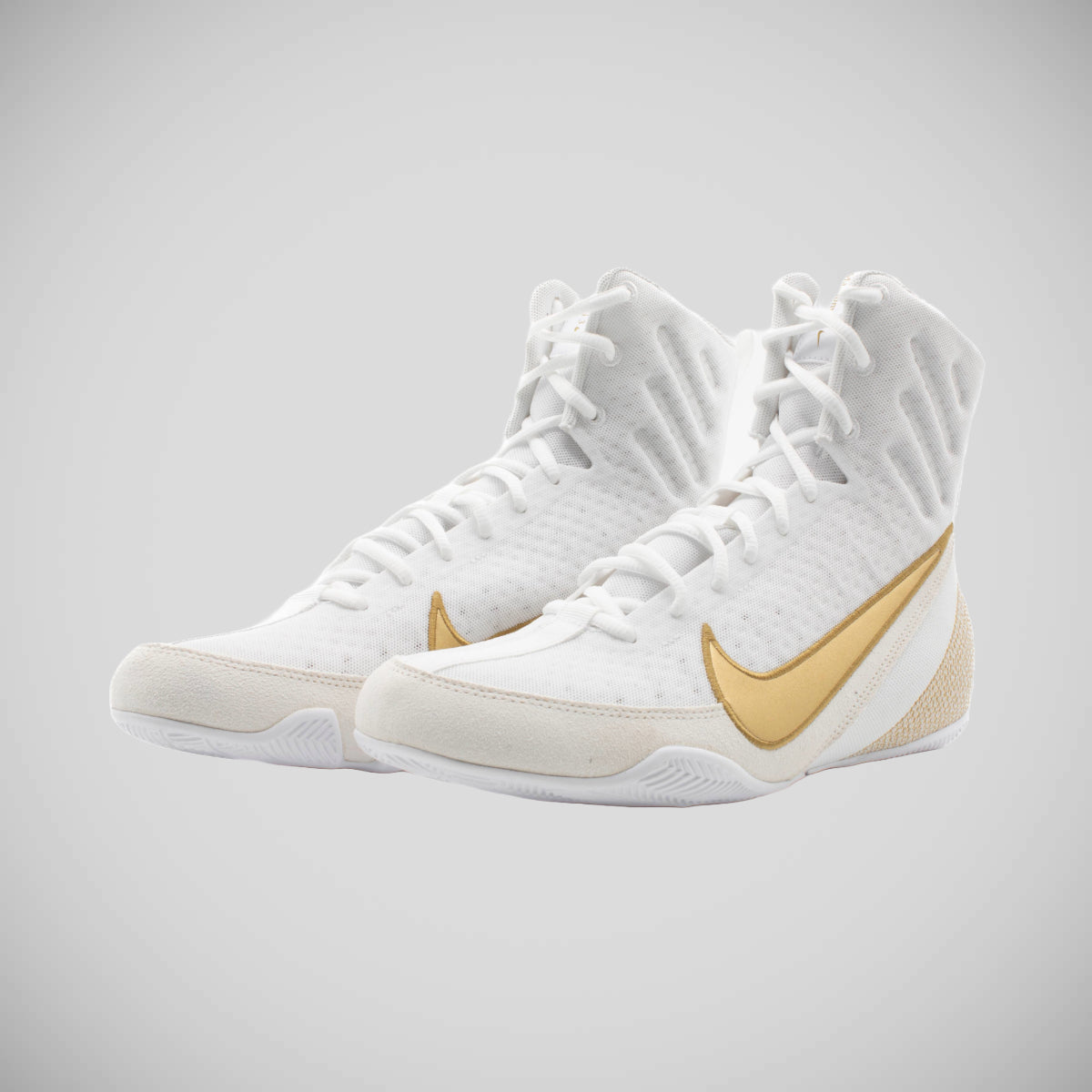 Nike Machomai 3 Boks Botları Made4Fighters'dan 100 Beyaz/Altın