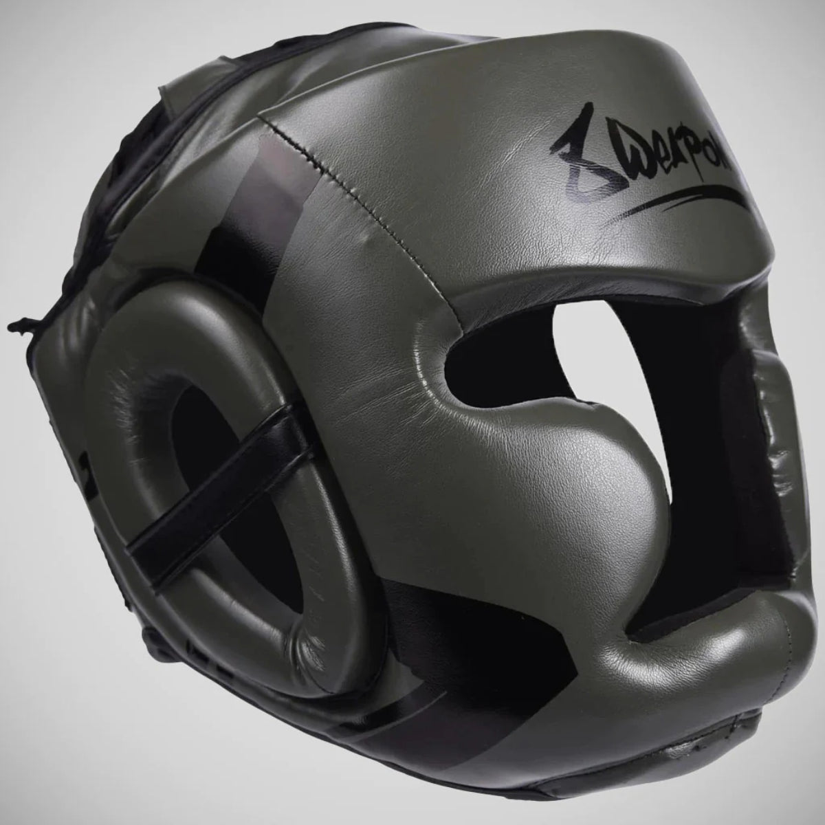 8 Weapons Unlimited Head Guard Olive/Black from Made4Fighters