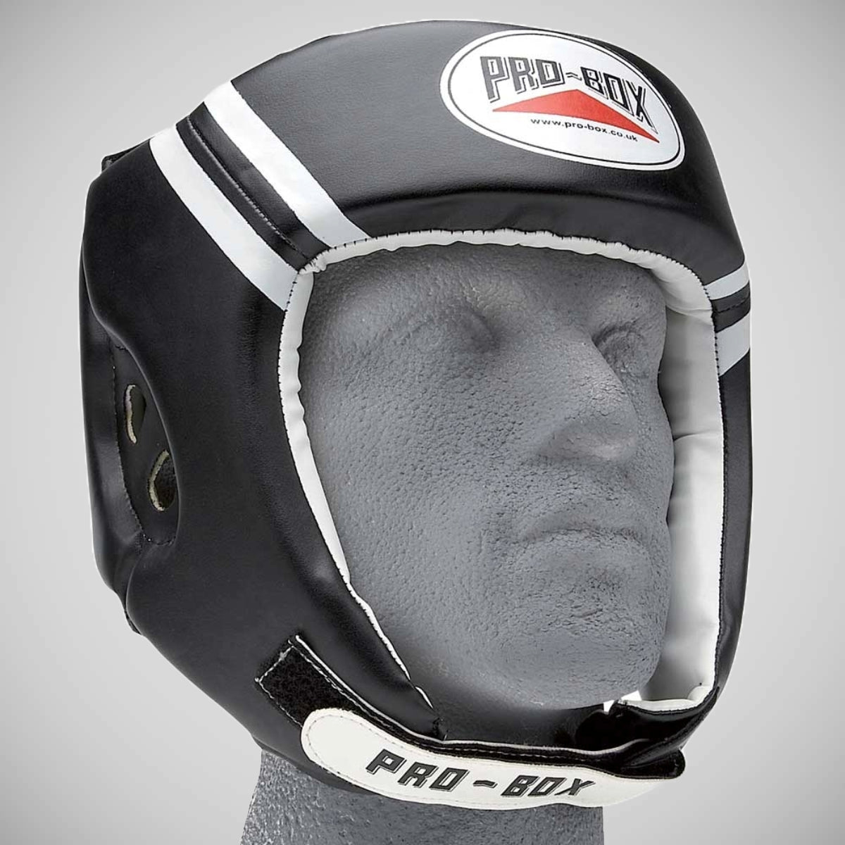Pro-Box Club Essentials PU Head Guard Black from Made4Fighters