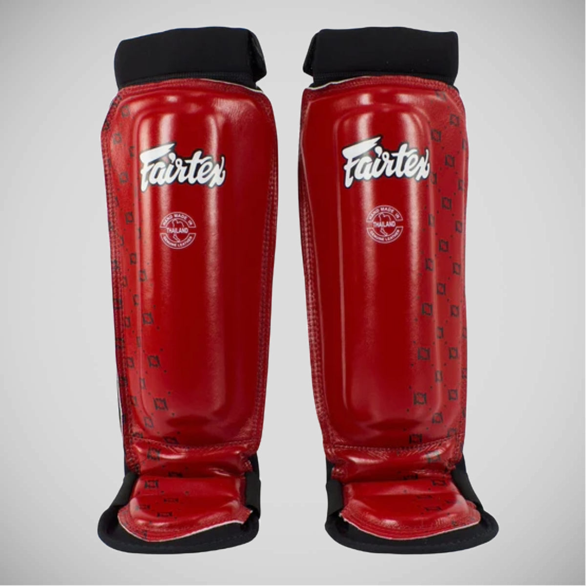 Fairtex SP6 Shin Guards Red from Made4Fighters