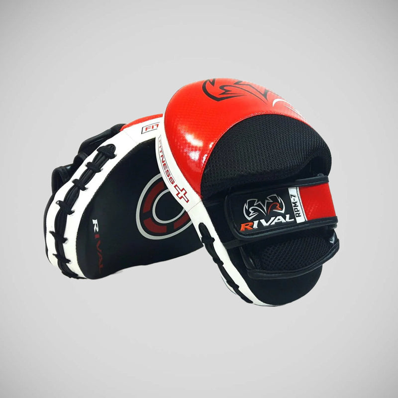 Rival RPM7 Fitness Plus Punch Mitts Red/Black from Made4Fighters