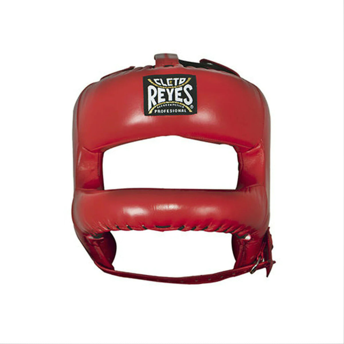 Cleto Reyes Headgear With Nylon Rounded Bar Red from Made4Fighters