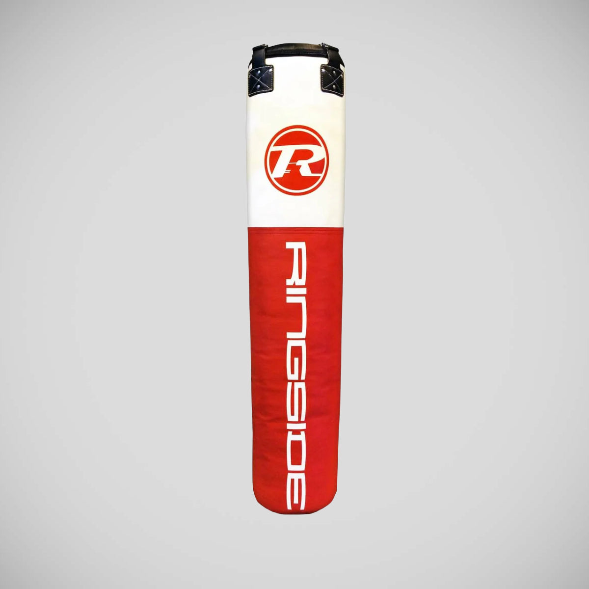 Ringside Synthetic Leather 6ft Punch Bag Red/White from Made4Fighters
