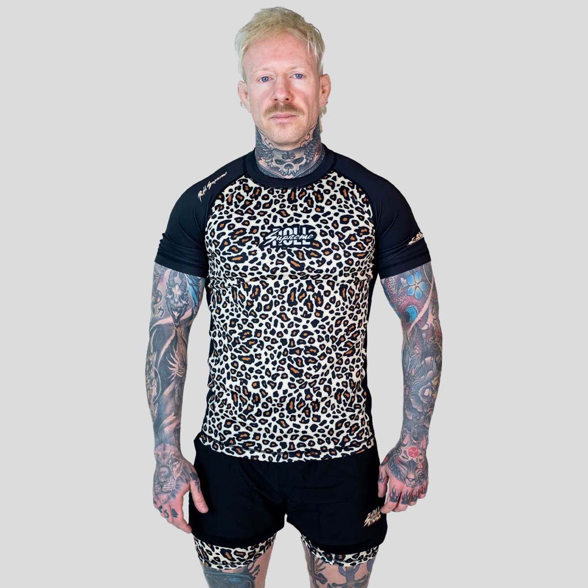 Roll Supreme The Butcher Short Sleeve Rash Guard Yellow/Brown from ...