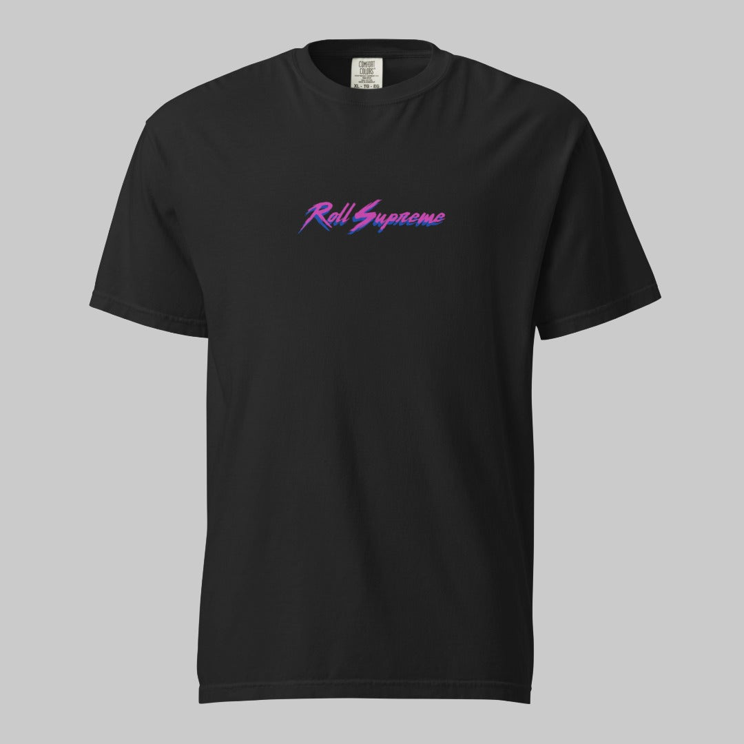 Roll Supreme The Butcher Logo T-Shirt Black/Purple – Made4Fighters