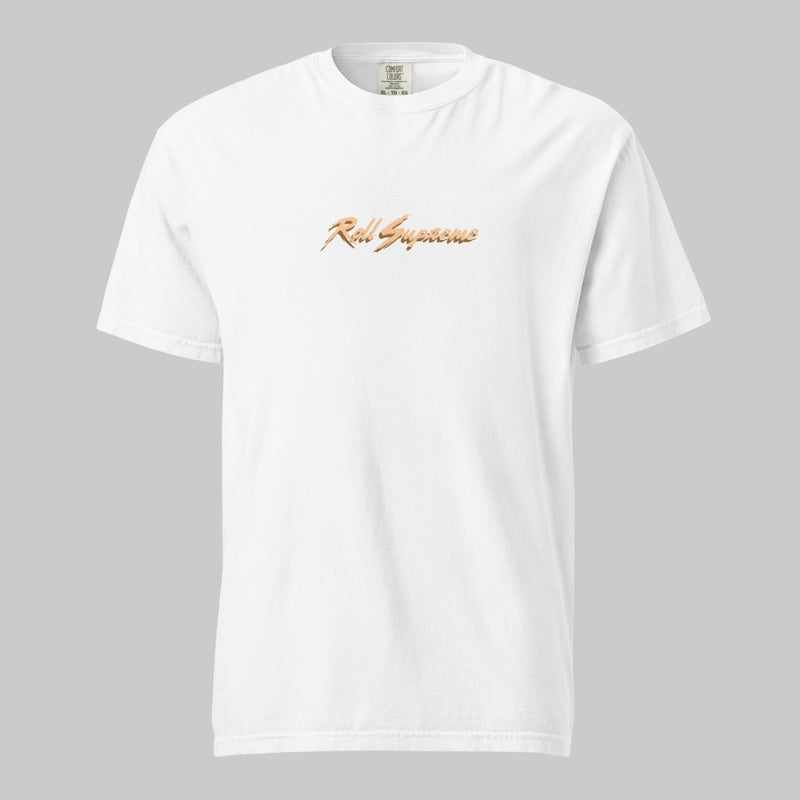 Roll Supreme The Butcher Logo T-Shirt White/Brown – Made4Fighters