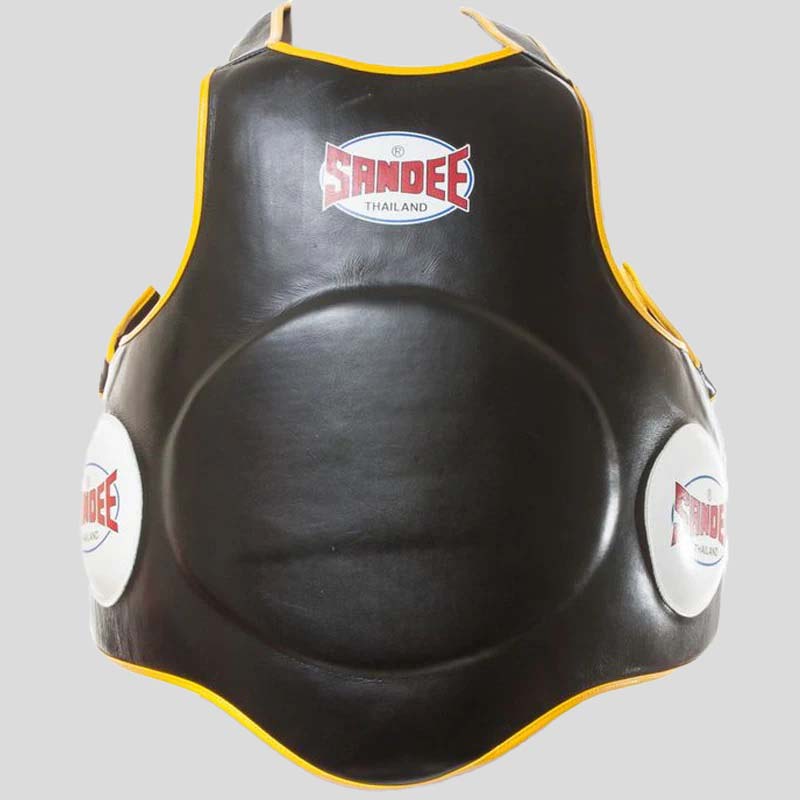 Sandee Leather Full Body Coaching Pad Black/Yellow from Made4Fighters