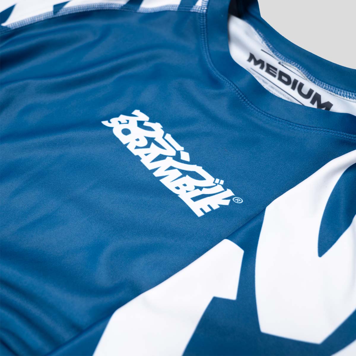 Blue Scramble Baka Rash Guard from Made4Fighters