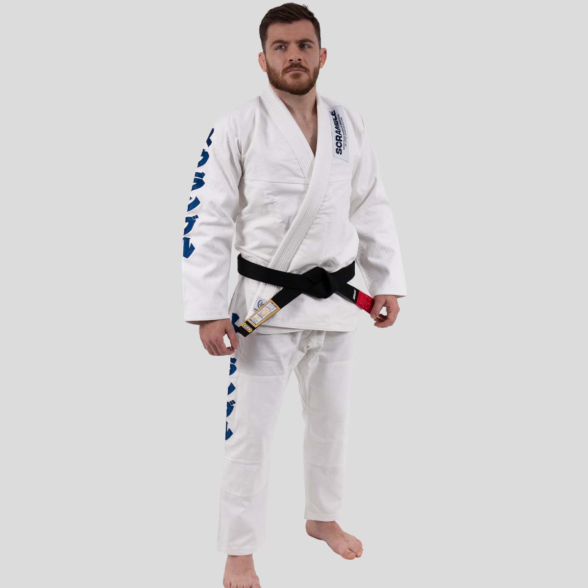 White Scramble Makoto BJJ Gi from Made4Fighters