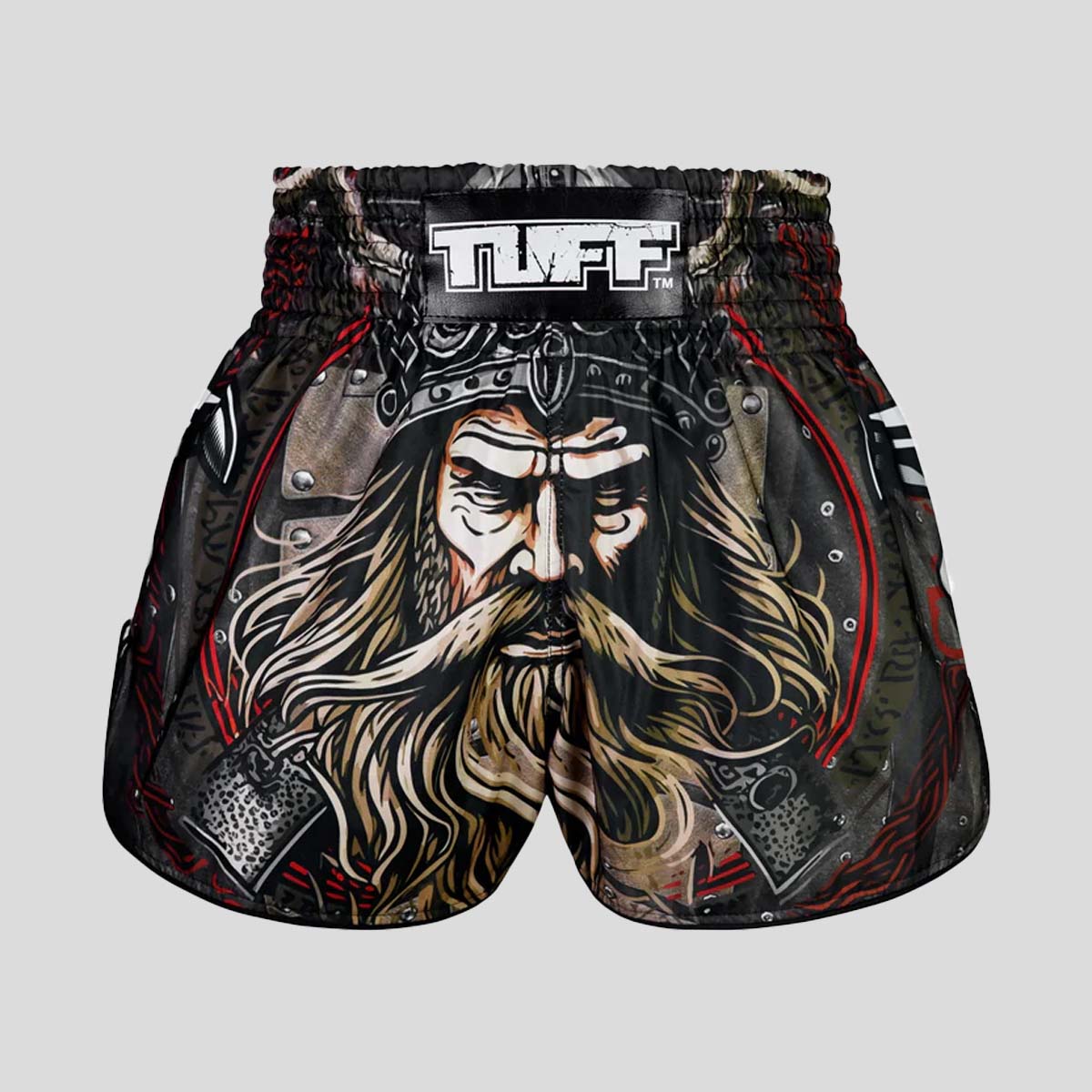 Tuff sport högklippt retro berserkers raseri muay thailändska shorts ...
