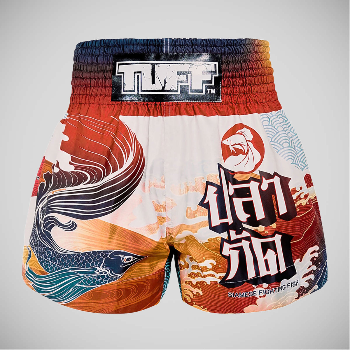 TUFF Sport MS670 The Wind In The Water Muay Thai Shorts at Made4Fighters