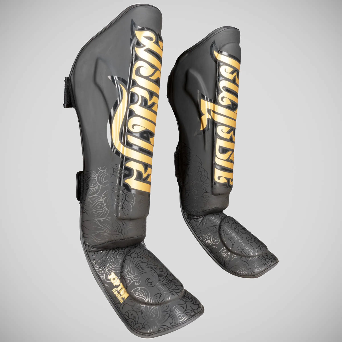 Top Ten Dae Ifma Shin/Instep Guards Zwart/Gold van Made4 Fighters ...