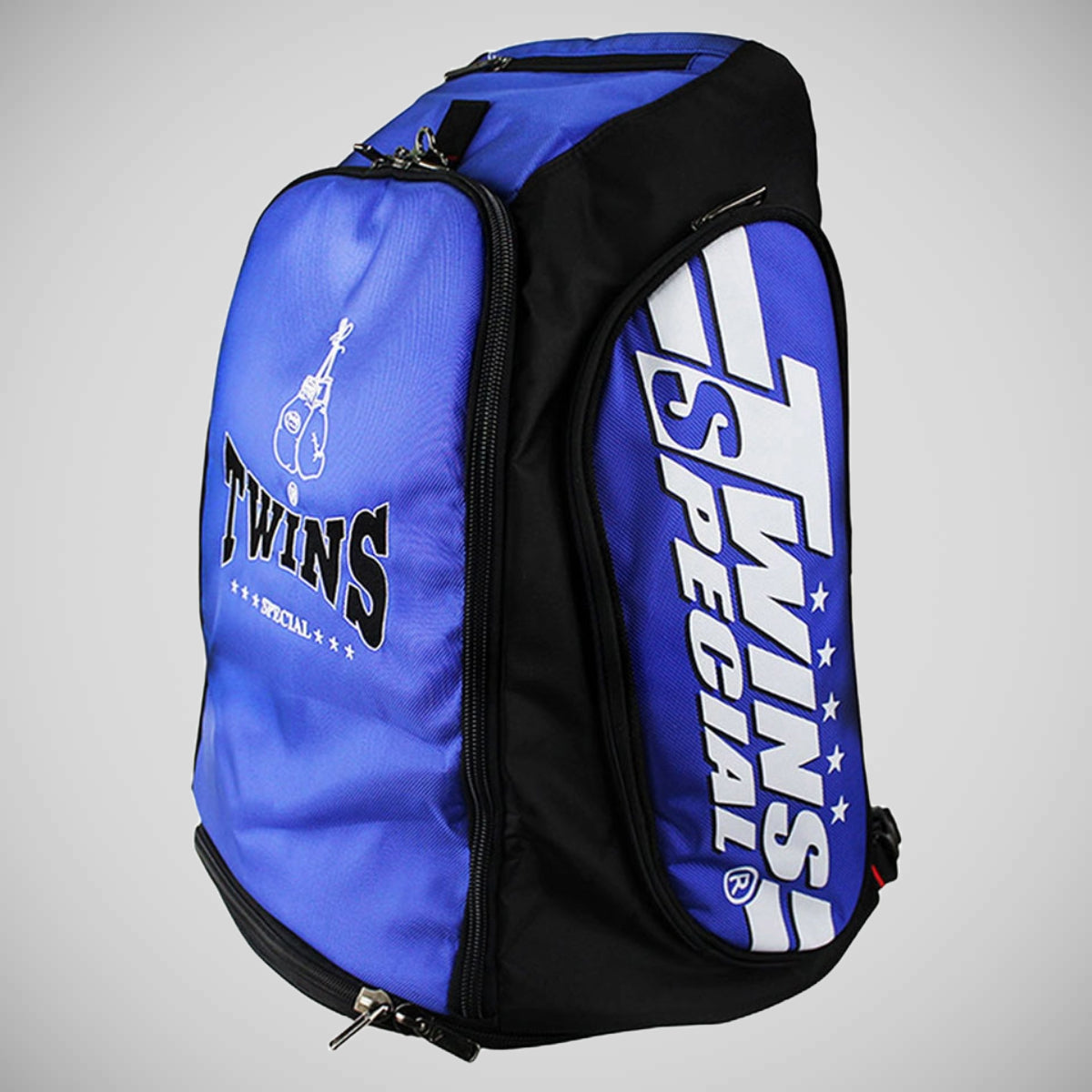 Twins BAG5 Convertible Back Pack Blue/Black from Made4Fighters